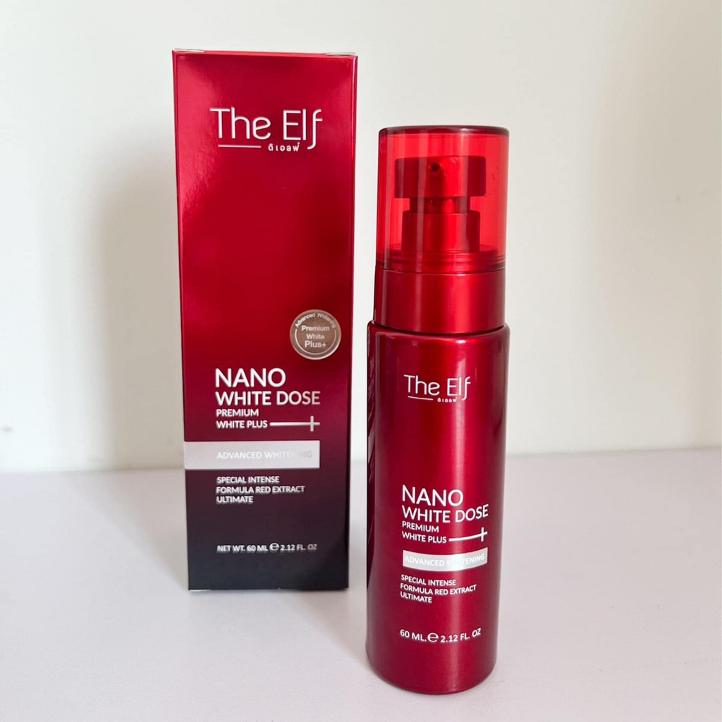 THE ELF NANO WHITE BOOSTER SERUM DOSE Red Size 60 Ml. | Shopee Philippines