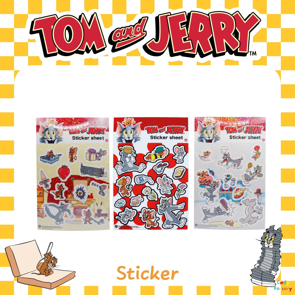 SHEET STICKER (Tom and Jerry) | Shopee Philippines