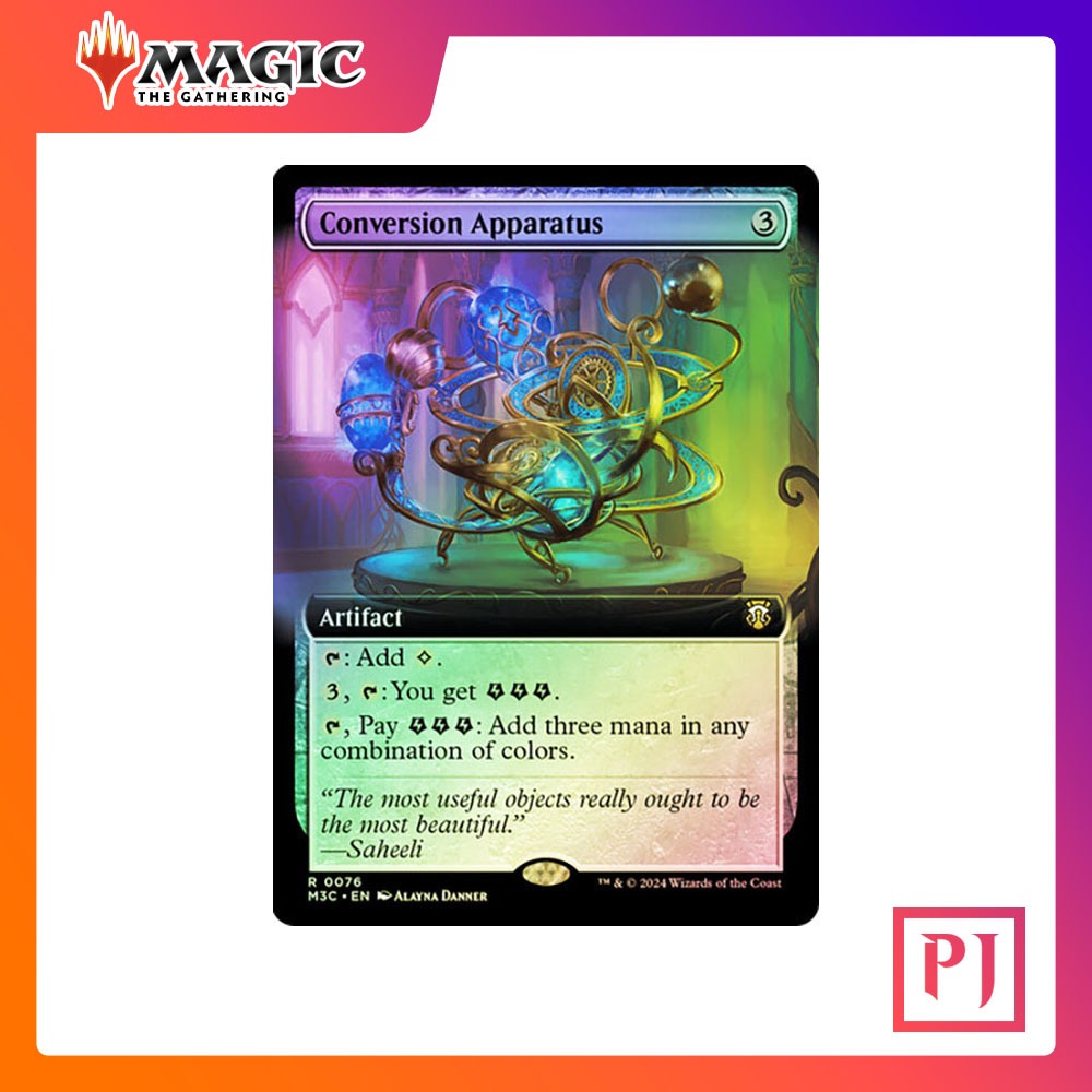 [MTG] Conversion Apparatus (Extended Art) (Ripple FOIL) [M3C] [ARTIFACT] [RARE] [FOIL] [ENG ...