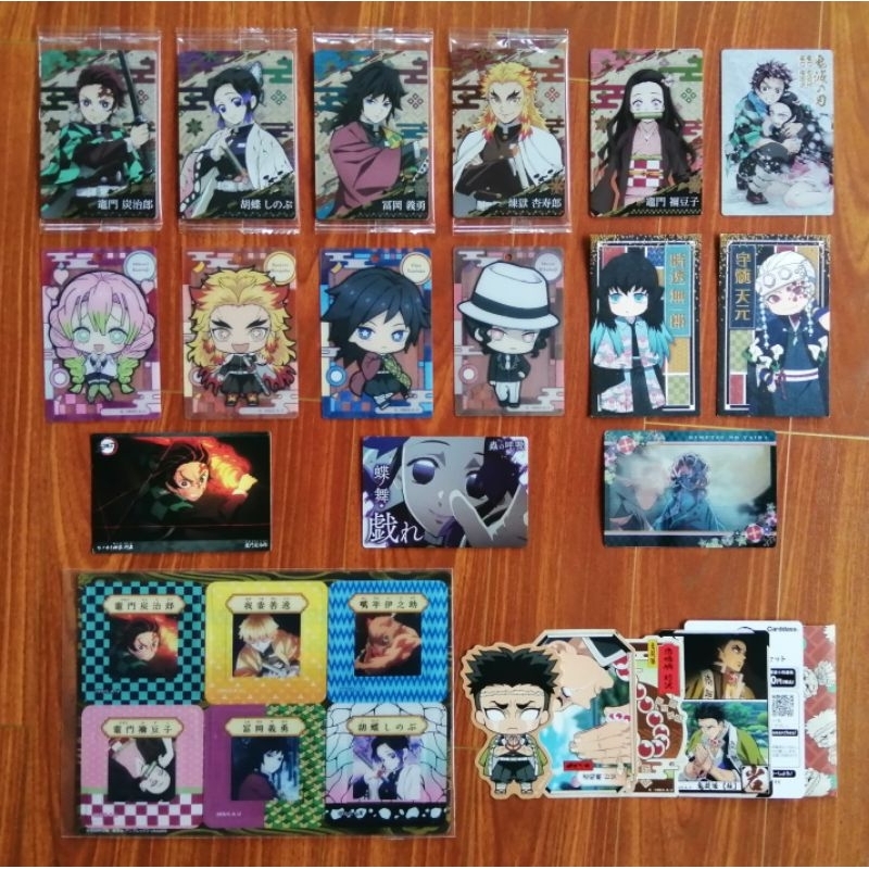 Demon Demon Slayer Slayer. Kimetsu No Yaiba Card Cards Japan Japan ...