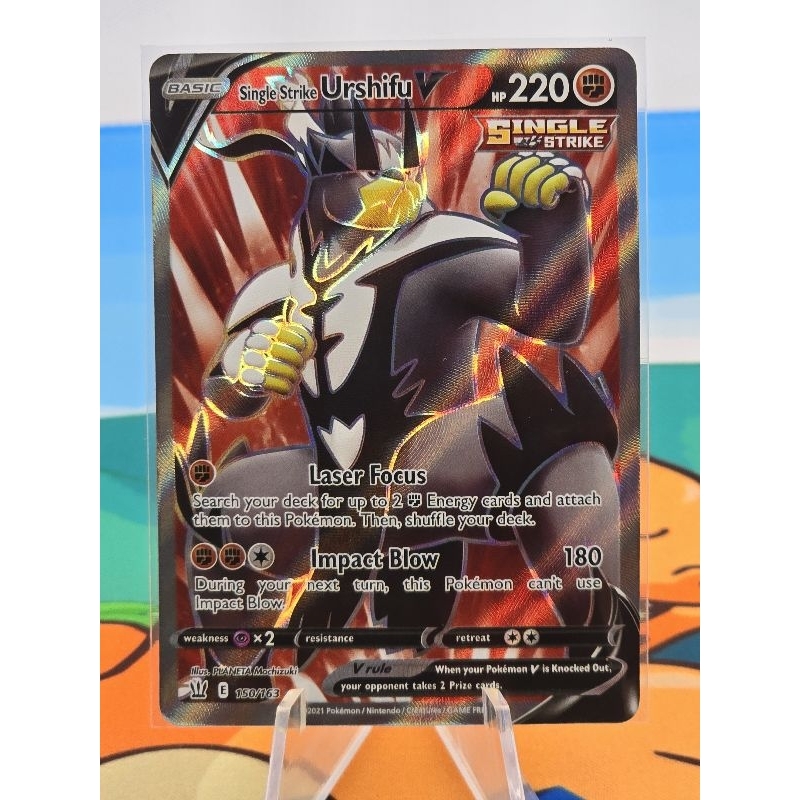 Pokemon Card "Urshifu V Full A 150/163" ENG Battle Styles | Shopee ...