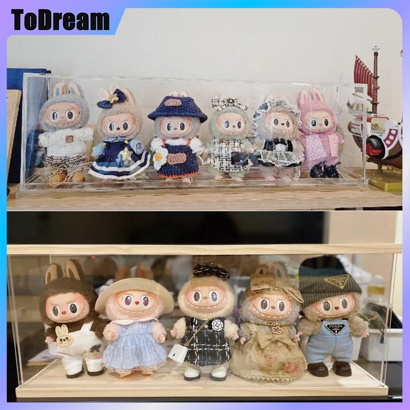 Labubu Model Box Acrylic Transparent Base/Wooden 50/60 Cm Long 20 High ...