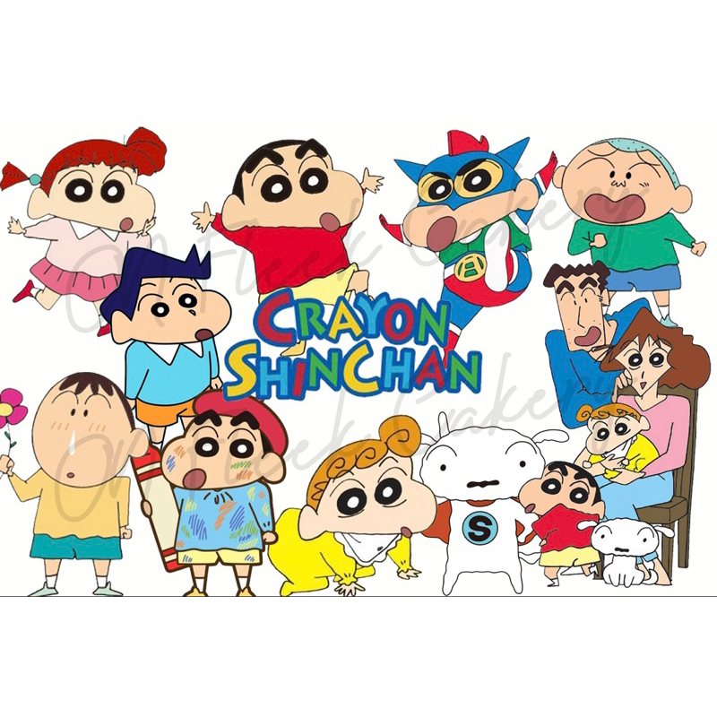 Cake Pin Badge Shin Chan Cupcake Embroidery Name Tag | Shopee Philippines