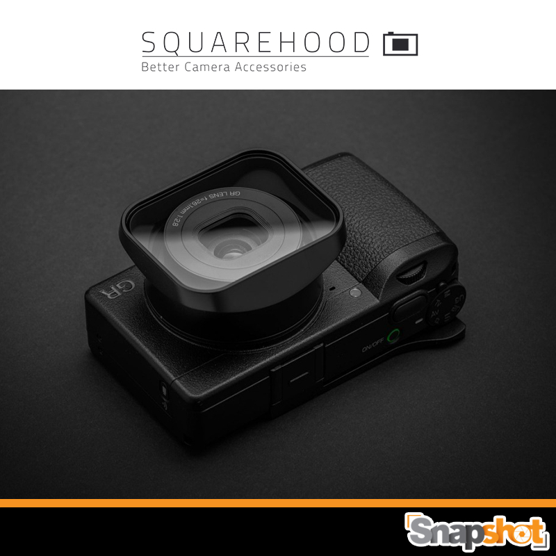 Squarehood Ricoh GR Glass Lens Hood For GRIII/GRIIIX series Cameras ...
