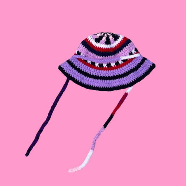 Lavender crochet bucket hat | Shopee Philippines