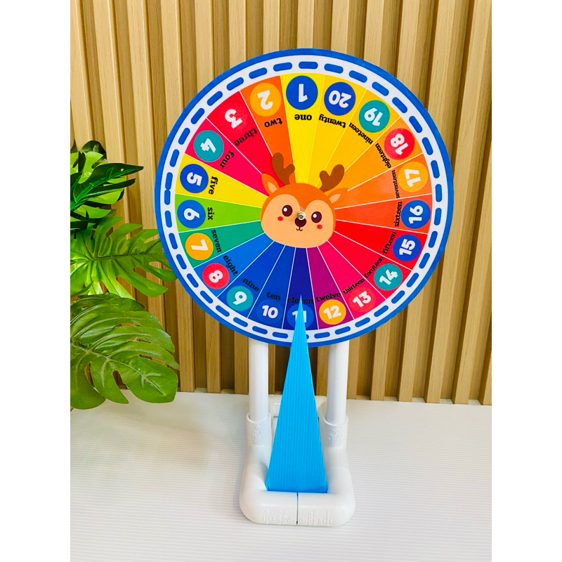 Teaching Materials For Wheel Numbers 1-20 Rotating Hand-Made Media ...