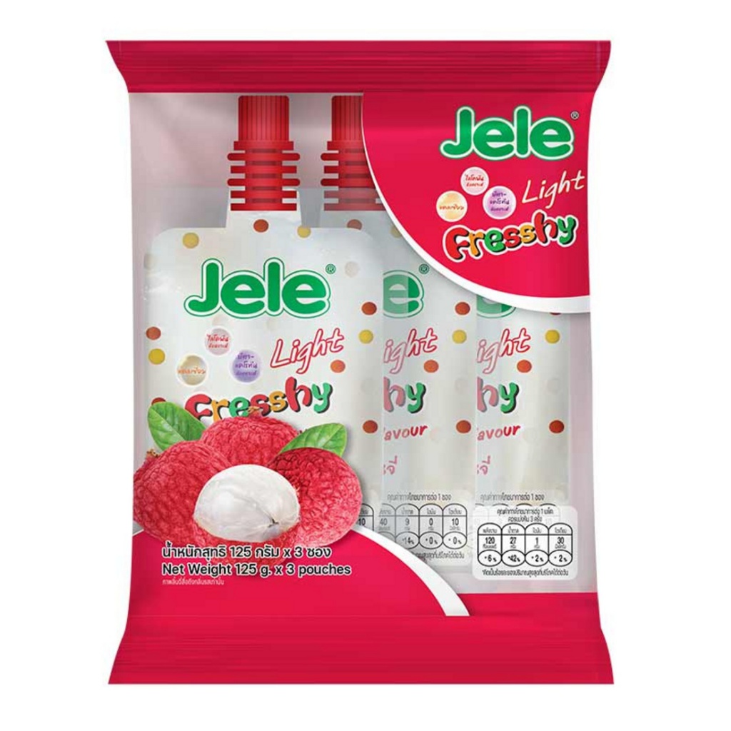 Jele Lightfreshy Lychee 125g (3'S/Pack) | Shopee Philippines