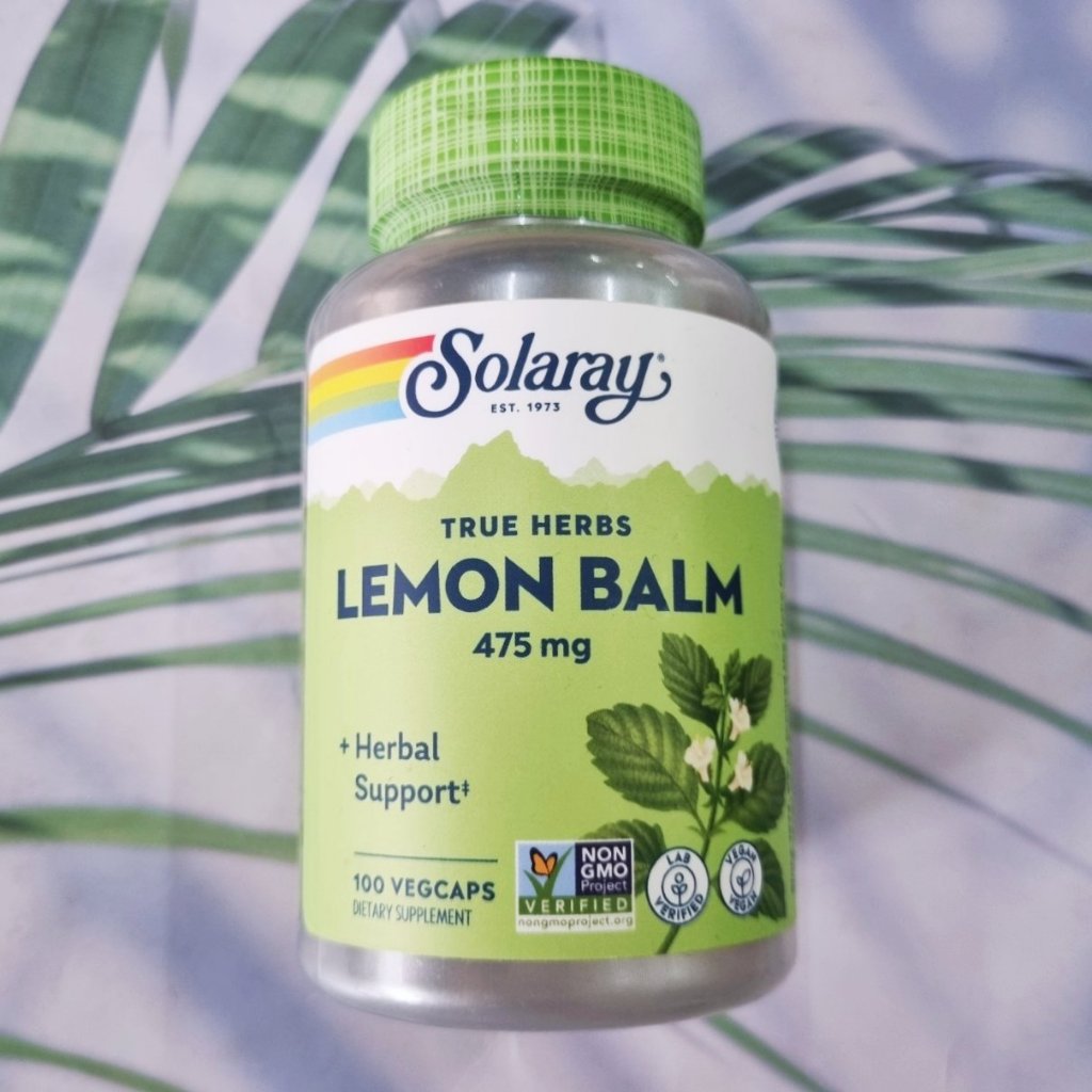 Lemon Balm 475 mg 100 VegCaps (Solaray) | Shopee Philippines