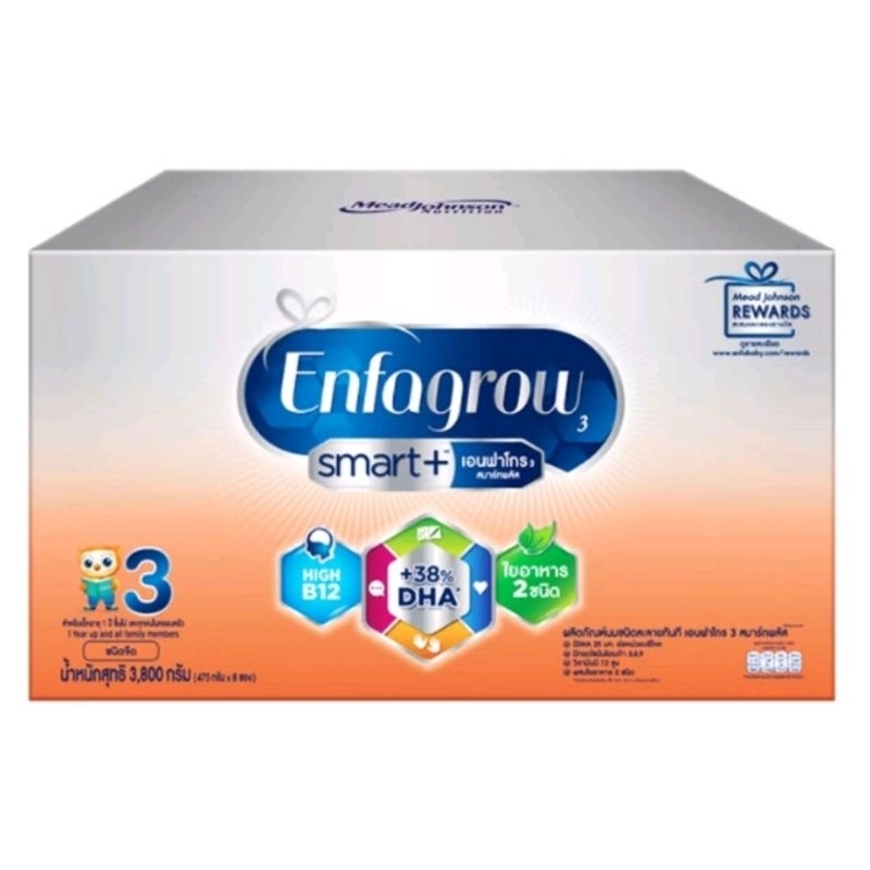 Enfagro Smart Plus Milk Powder Formula 3 Plain Flavor Size 3 800 G (475 ...