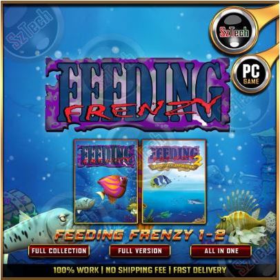 [2 IN 1]Feeding Frenzy 1 & 2 [PC GAME] [DIGITAL DOWNLOAD] [CLASSIC PC ...