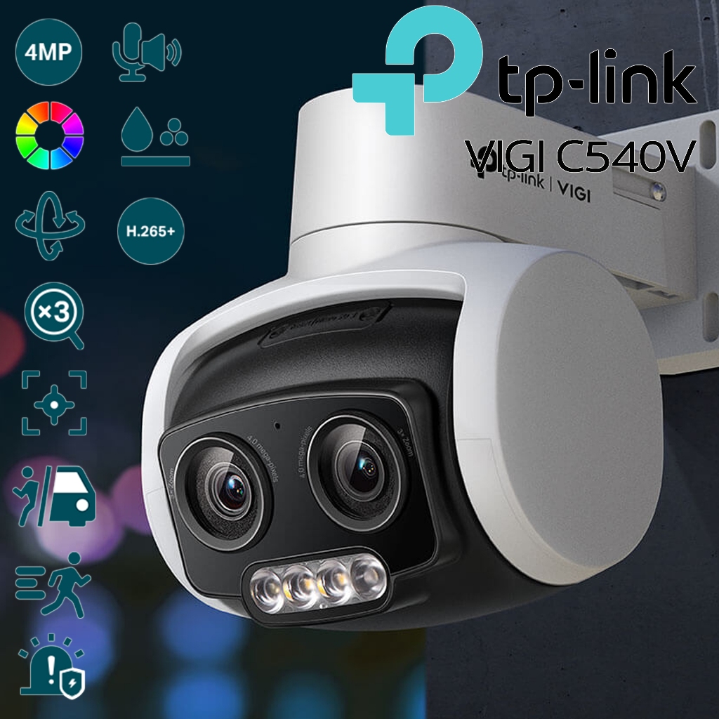 [Pack In 30mins] TP-Link VIGI C540V IP Camera 2K Plus Resolution Up To ...