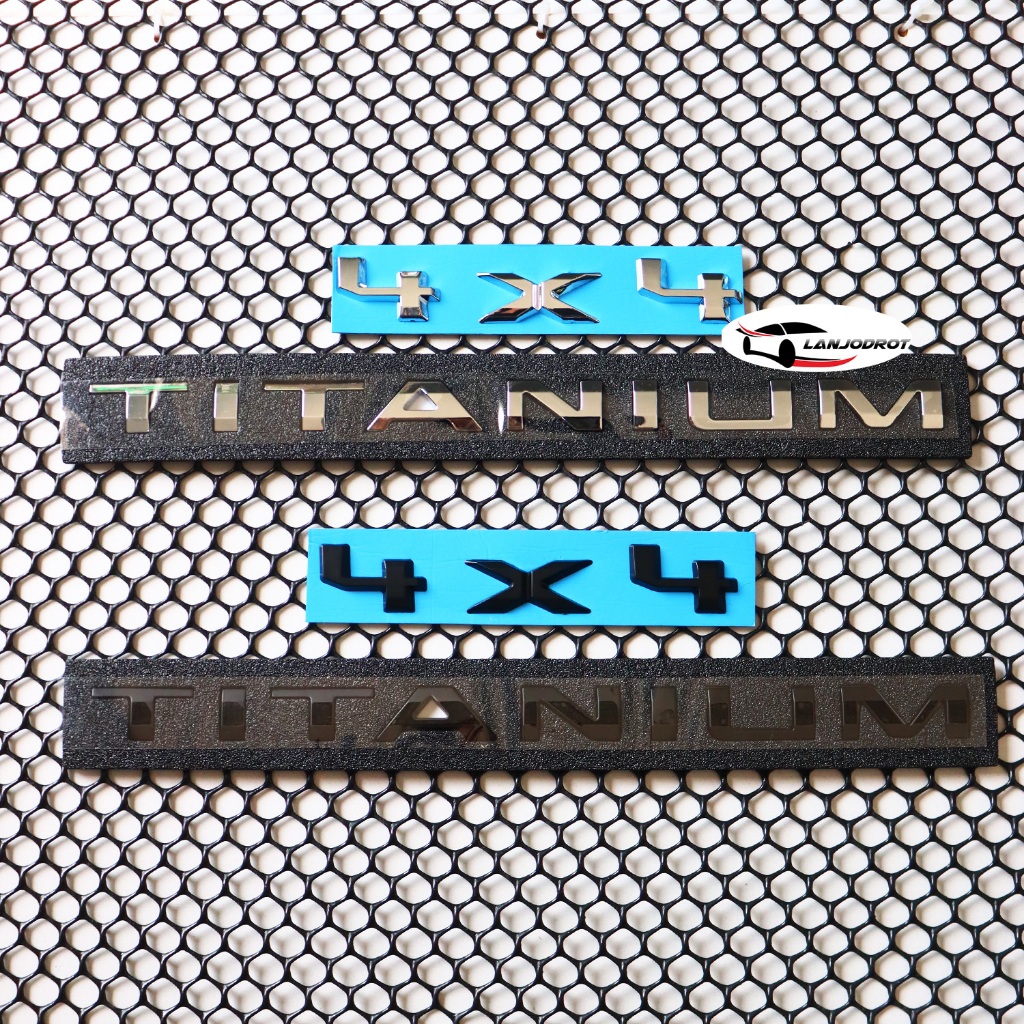 4X4 TITANIUM Logo Embossed Letters Attached To The Rear Hood Next Gen ...