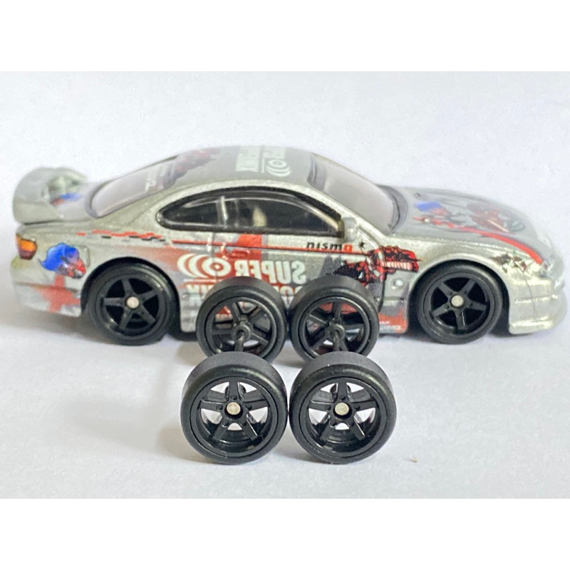 1/64 Hot Wheels Rubber Wheel 5 Spoke Black JDM Long Axle | Shopee ... 1/64 Hot Wheels Rubber Wheel 5 Spoke Black JDM Long Axle | Shopee ...