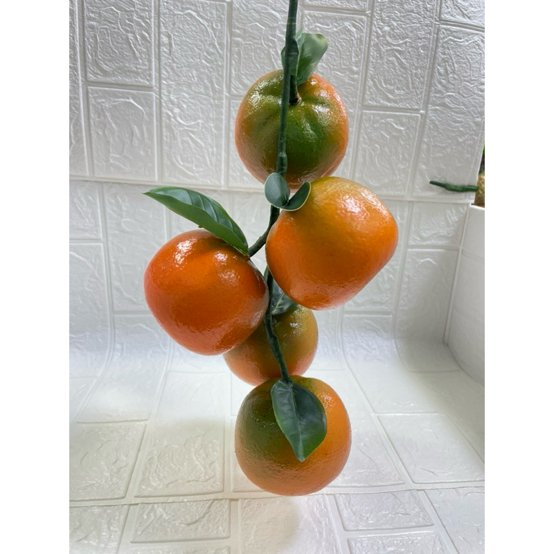 1 Bunch Of Oranges Model Leaves 5 Balls | Shopee Philippines