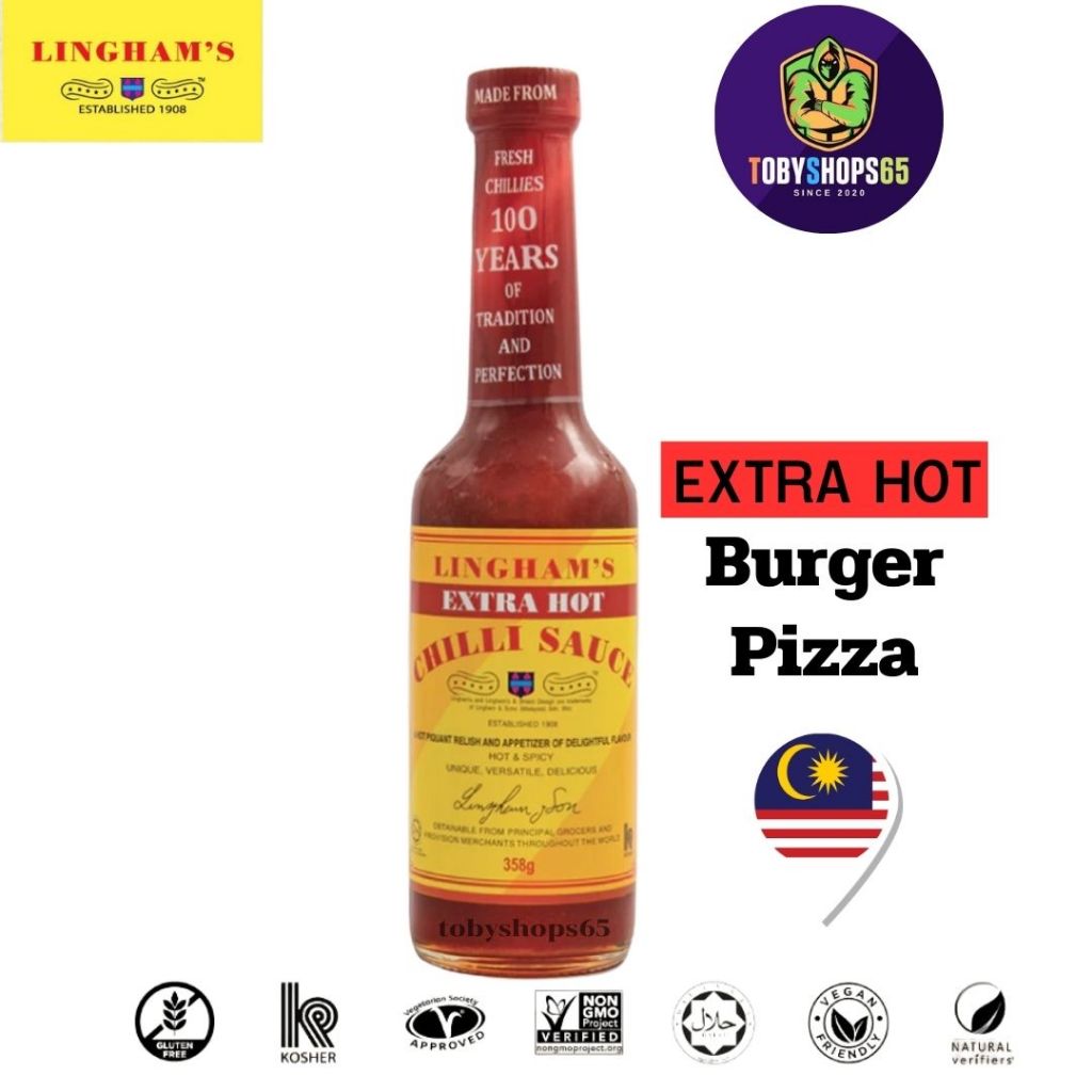 Ringham's Chili sauce Very hot And Spicy Formula Lingham's extra chilli ...