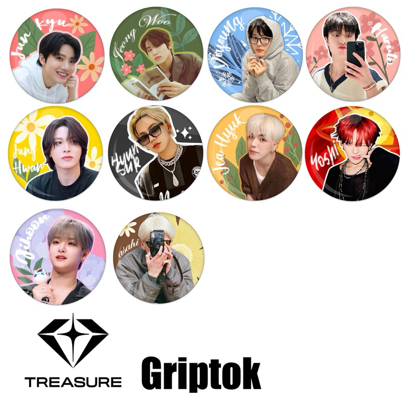 treasure griptok Epoxy Coated Grip Lock Phone Mount Fan Made Dessert ...