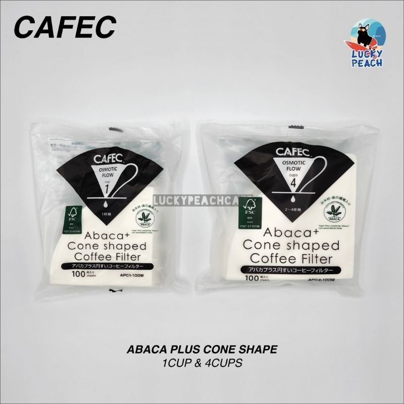 CAFEC Abaca+ Paper Filter [Cone Shape] Products From Japan | Shopee ...