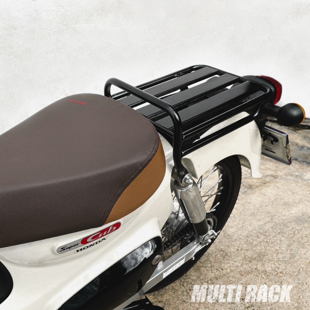 Rear Rack Dream Super Cub Motorcycle (32X25.5 CM.) Black (DIAMOND SEAT ...