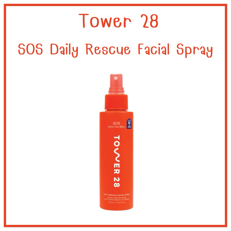 Tower 28 SOS Daily Rescue Facial Spray 120ml Authentic1 | Shopee ...