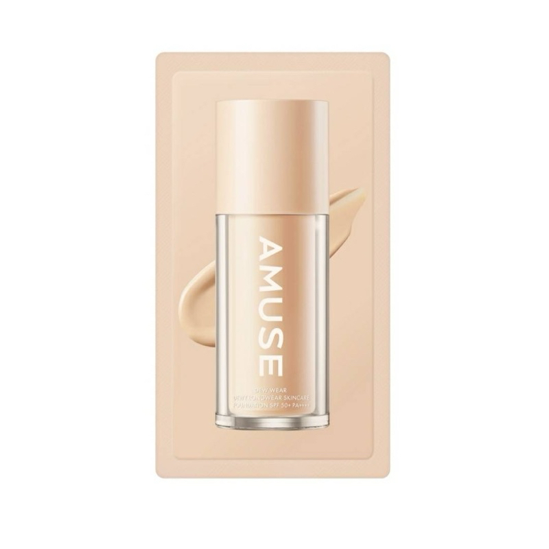 amuse dew wear foundation spf50 pa ++++ Color 1.5 Natural Size 2 ml/1 ...
