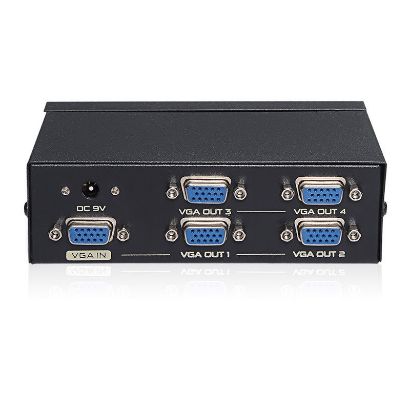 Monitor Box Expansion VGA 4 Port Switch SVGA Video Splitter With ...