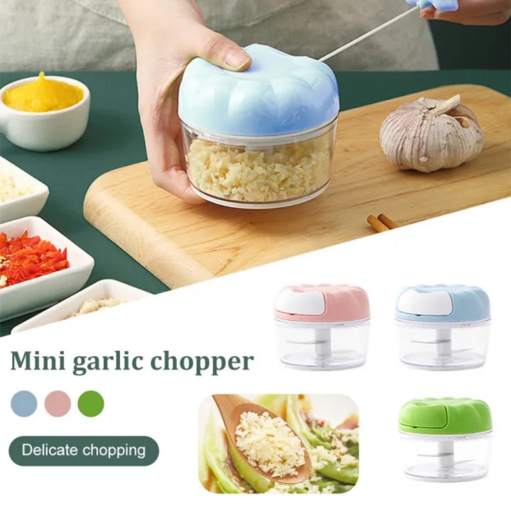 Hand Rocker Garlic Grinder Chili Blender Portable Food Kitchen Cooking ...