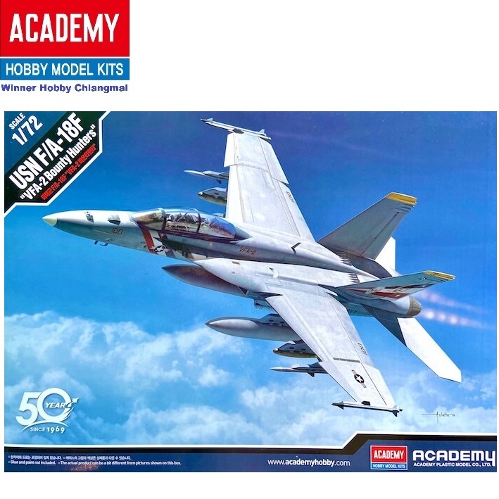 Academy 12567 USN F/A-18F VFA-2 Bounty Hunters scale 1/72 Aircraft ...