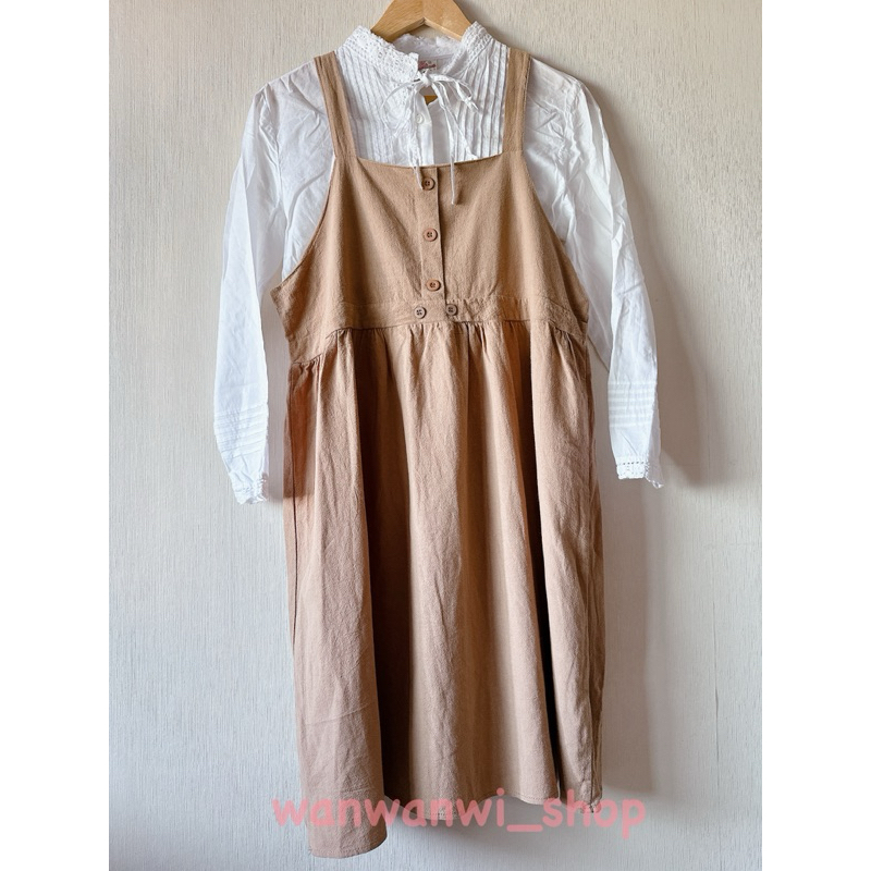 Bib Skirt GRL Size M Used (D012) | Shopee Philippines