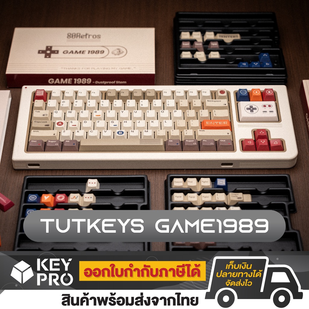keypro x TUTKEYS Game1989 Cherry Profile keycap Thai Key Game 1989 ...