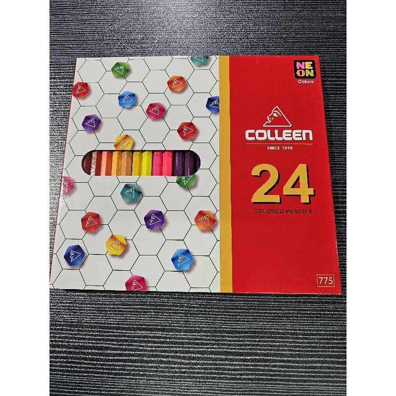 colleen Colored Pencils Model 775 24 The Stick Provides Bright Colors ...