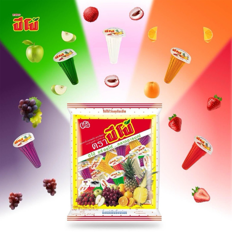 PIPO 705 G 30 Pieces Jelly Candy Mixed Fruit Flavor Dessert Pack ...