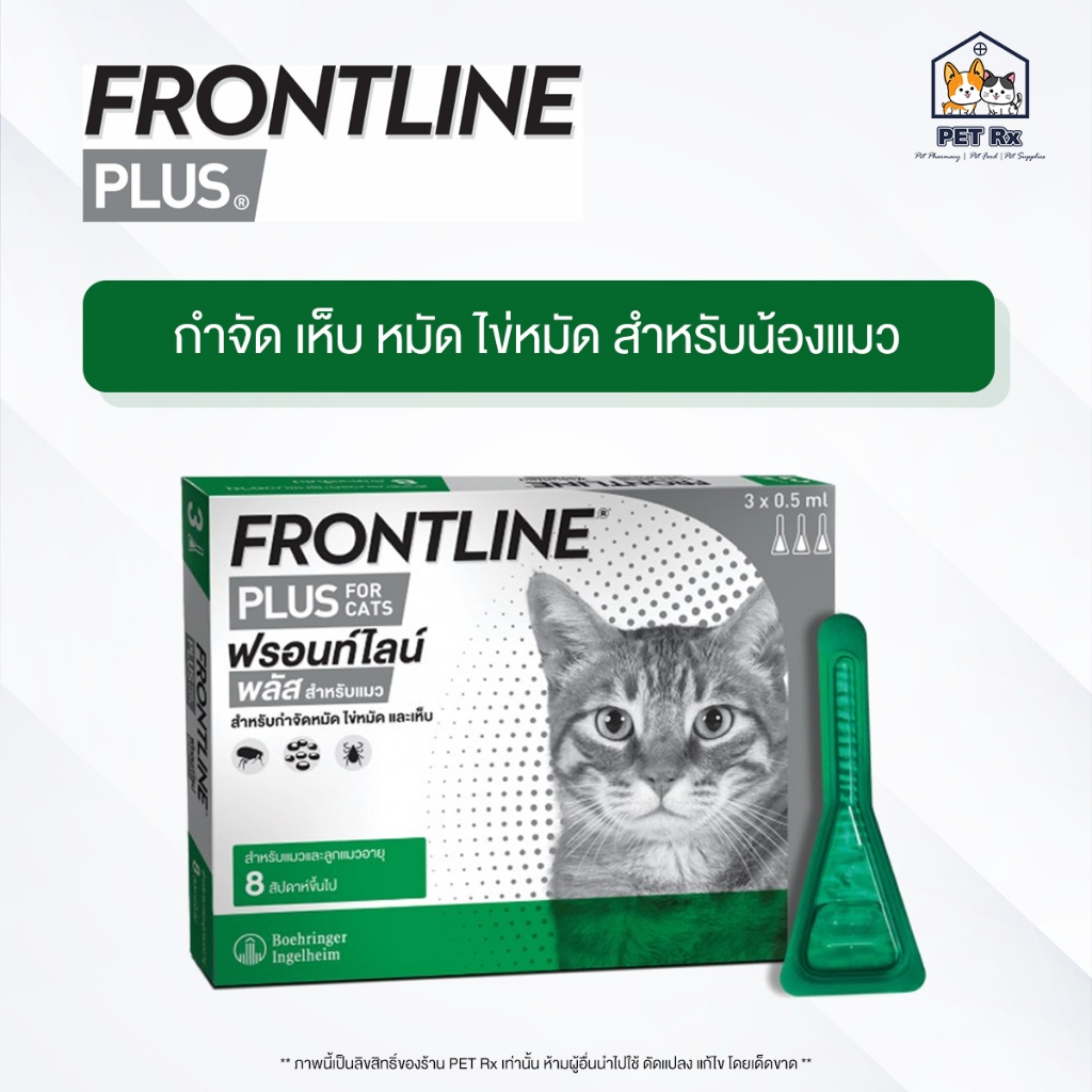 Frontline PLUS [Authentic] For Cats Flea And Tick Drops (Sold ...