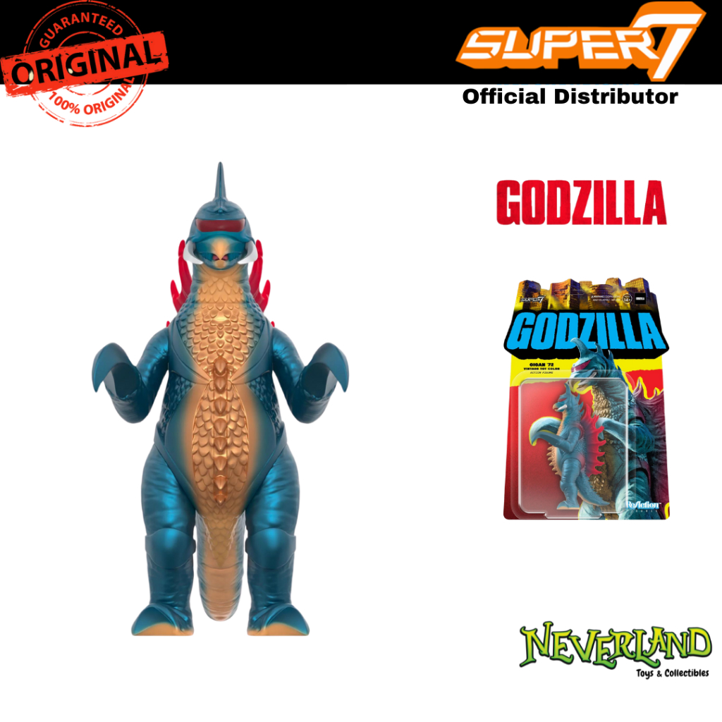 Super7 Toho Godzilla Gigan (Toy Re Color Version) ReAction Figure ...
