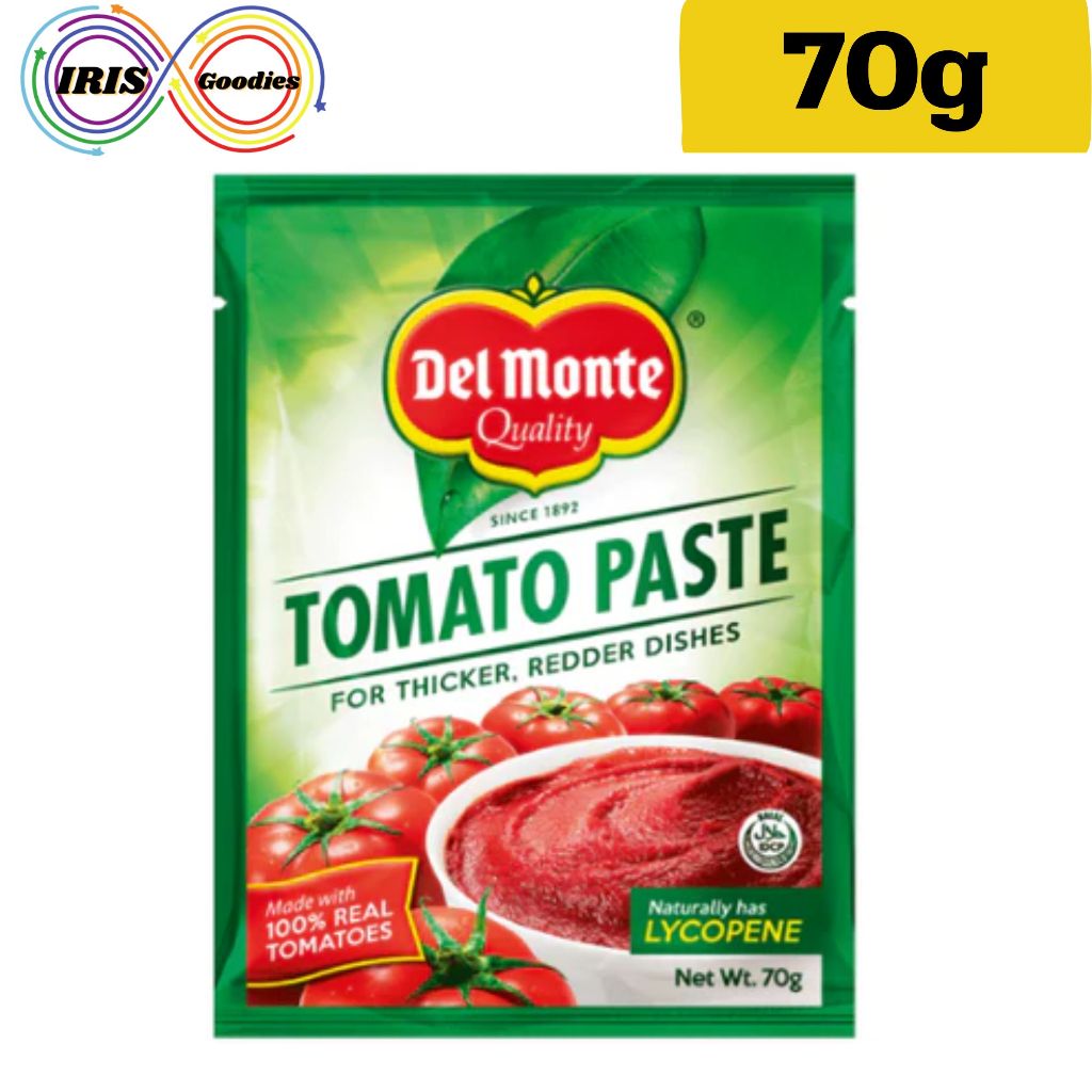 Del Monte Tomato Paste Sachet 70g (Expiry Date :29 Apr 2025) | Shopee ...