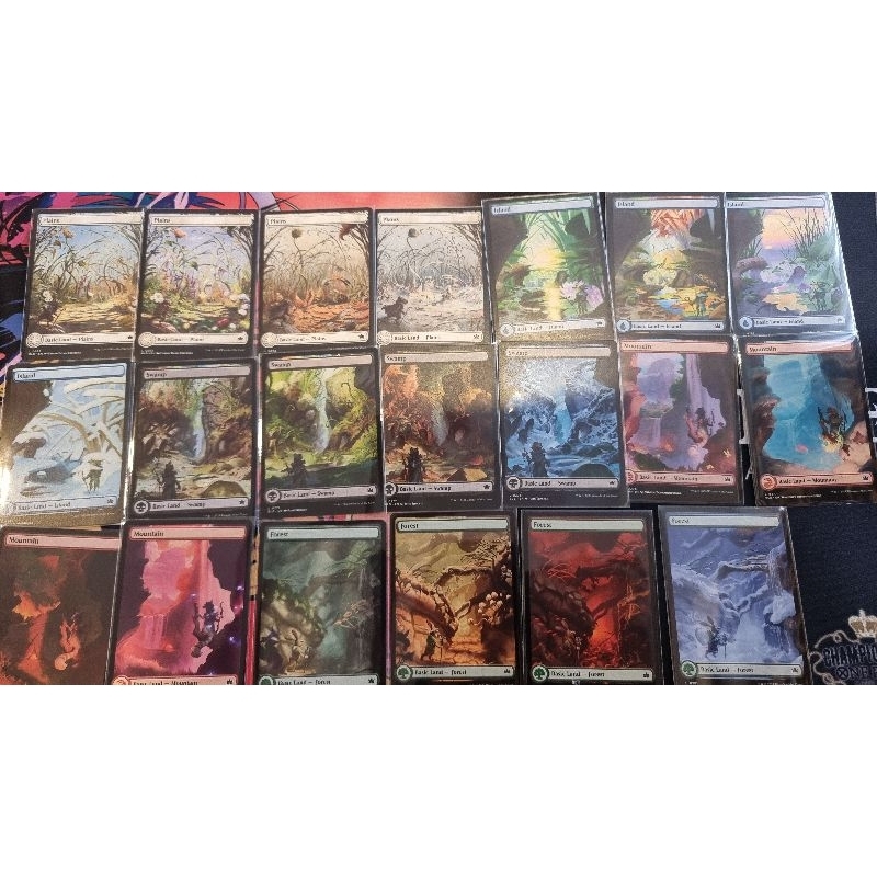 Basic Land Full Art From BloomBurrow Set Choose A Pattern Magic The ...