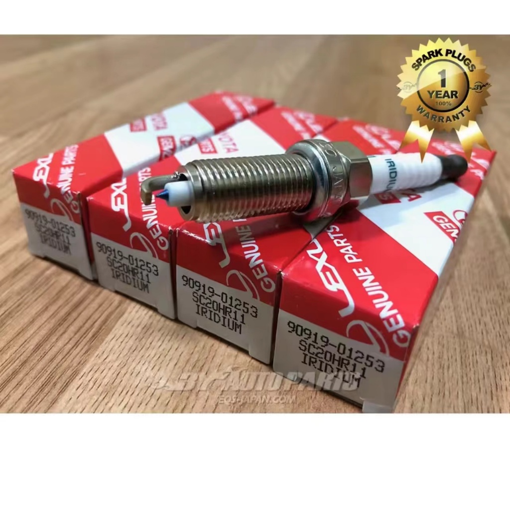 TOYOTA Spark Plug SC20R11 DENSO IRIDIUM Hayan Altis Vios Yaris Camry Wish Genuine Code.90919 ...