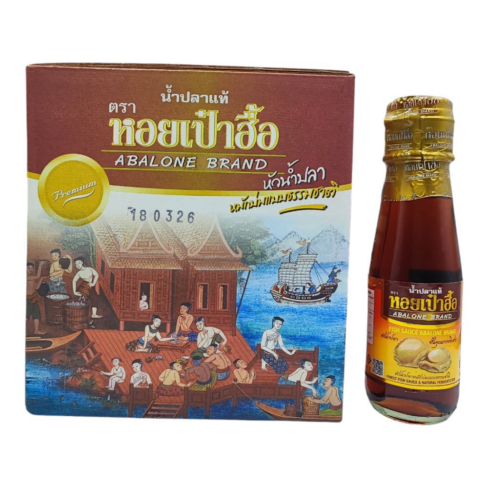 Real Fish Sauce ABALONE BRAND 95 Ml. X 1 Bottle (Natural Fermented Head ...
