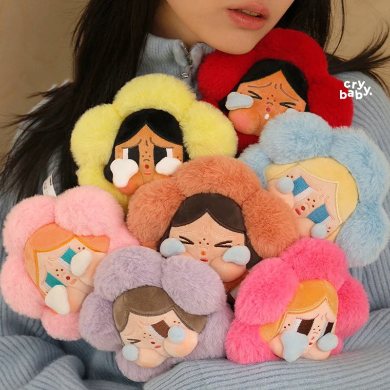 POP MART CRYBABY Sad Club Series- Plush Flower Blind Box Authentic To ...