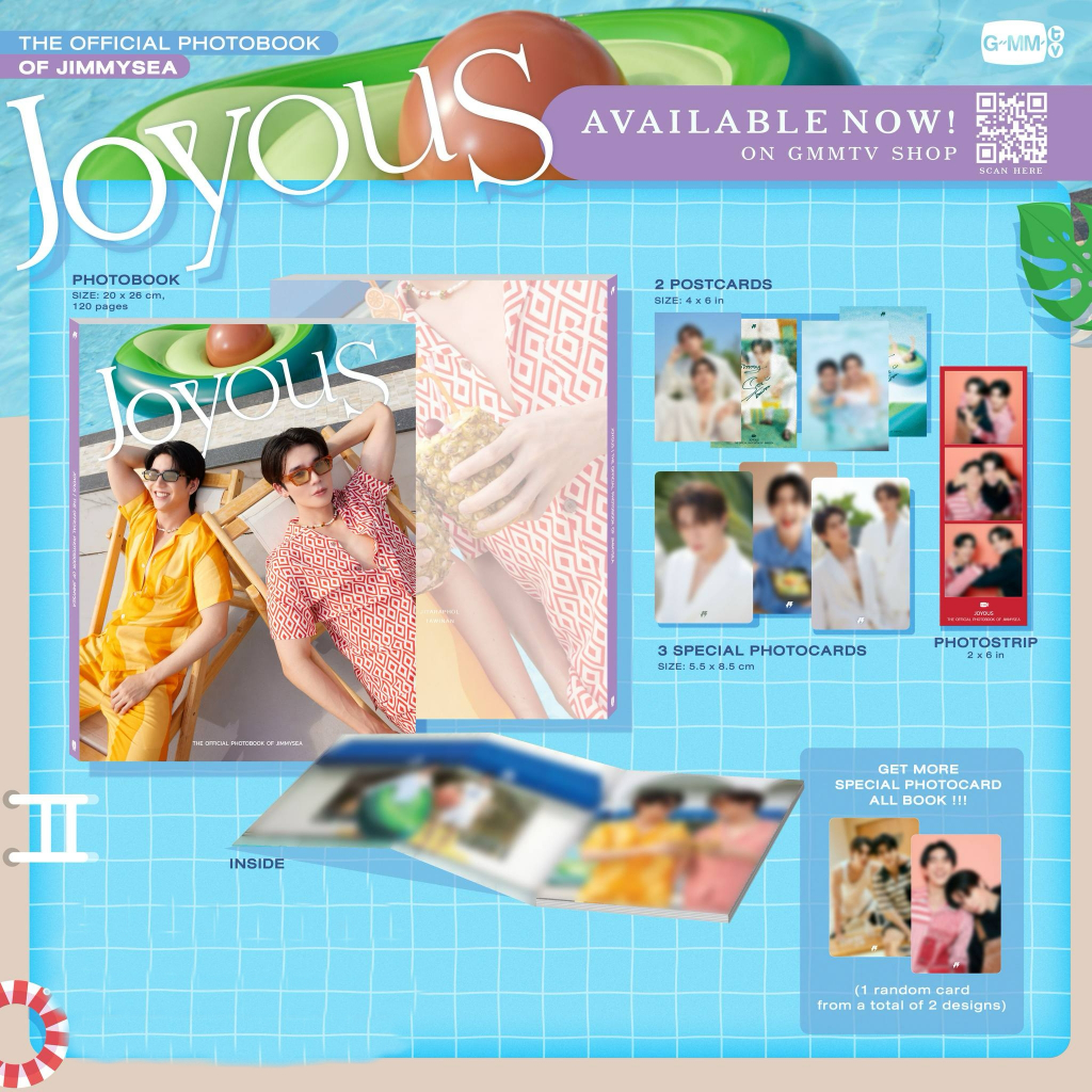 Jimmy Sea JIMMYSEA JOYOUS THE OFFICIAL PHOTOBOOK OF GMMTV | Shopee ...