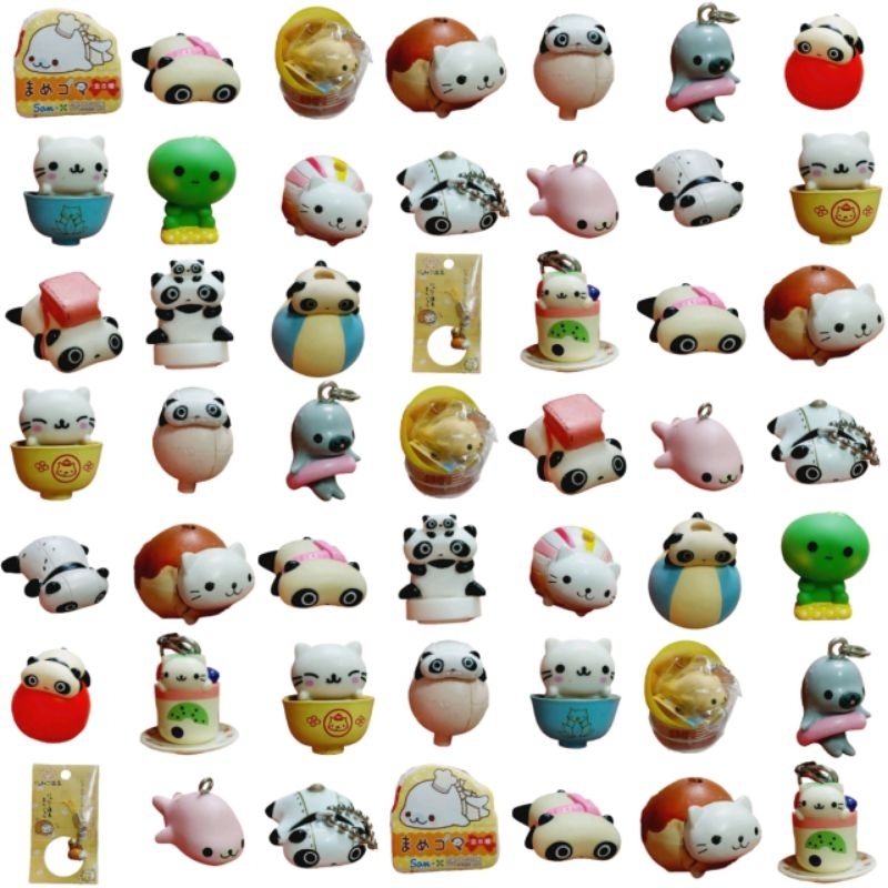 ** Model Gachapon Ruam Sanx Tare Panda Mamegoma Series 1 Real Japanese ...