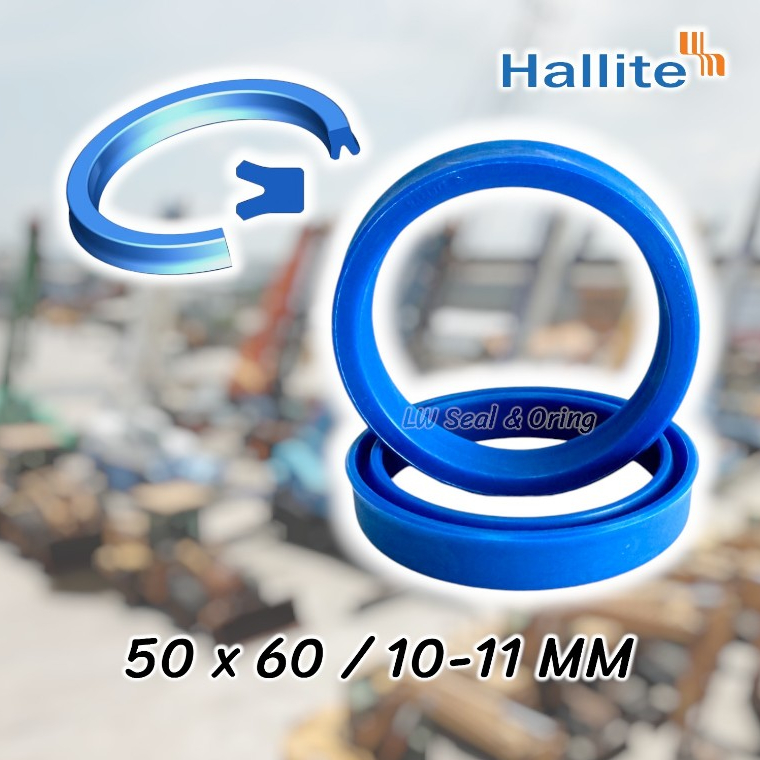 Leak Seal U-cup 50x60/10-11MM Brand Hallite Hydraulic Cylinder U Piston Axis | Shopee Philippines