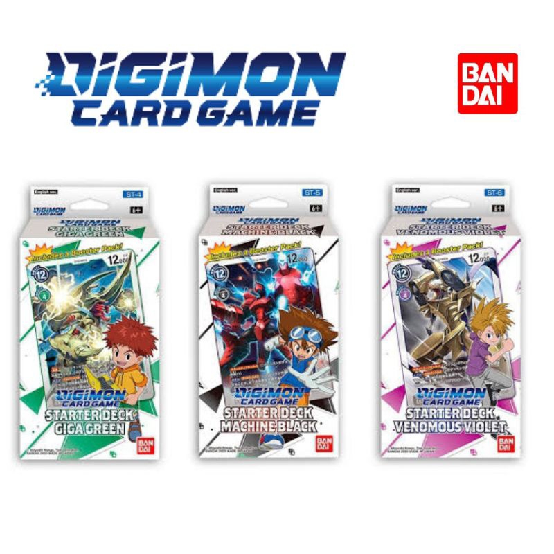 Digimon Card Game ST Start Deck Bandai Giga Green Machine Black ...