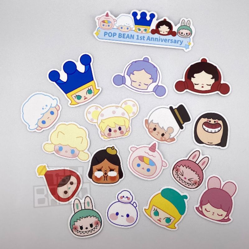 Sticker Crybaby Dimoo Popmart Complete Set 17 Pcs. | Shopee Philippines