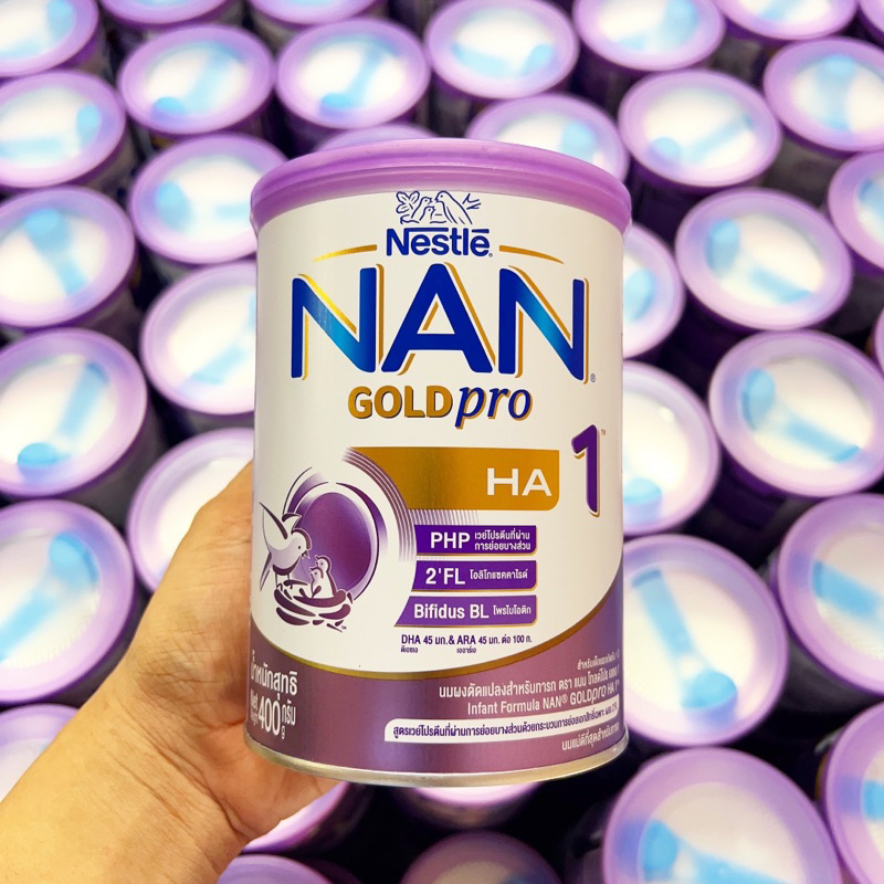 Nan 1 H.A. Gold Pro Ha Milk Formula 1 Size 400 G. Expires 24/09/2025 ...