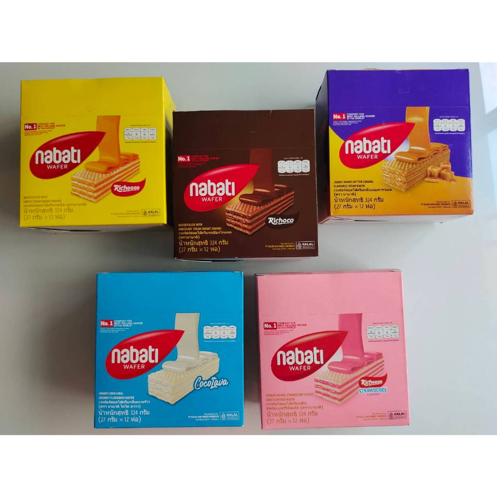 Wafer Filled Imported From Indonesia Nabati 27g X12pcs | Shopee Philippines
