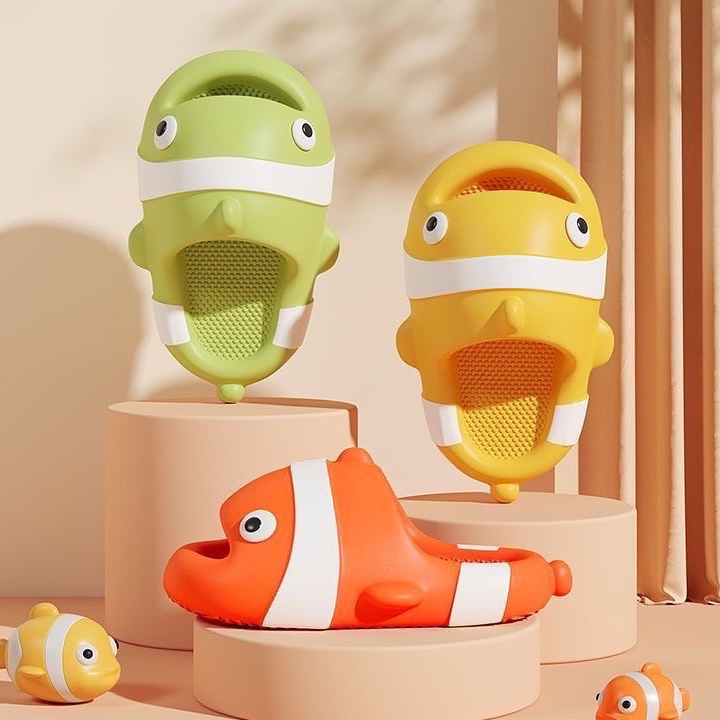1 Baht New Customers Baby Shoes Cute Cartoon Nemo Fish Can Be Worn By ...