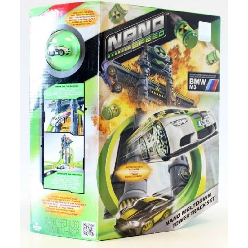 Spinmaster Nano Speed Meltdown Tower Track Set-BMW M3 Moto Madness ...