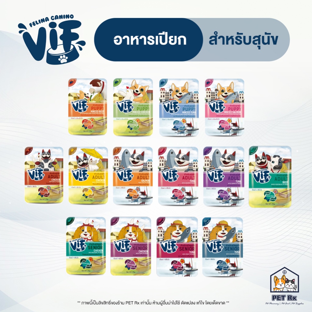 VIF (Felina Canino) [Authentic] Wet Food For Dogs All Flavors Included ...
