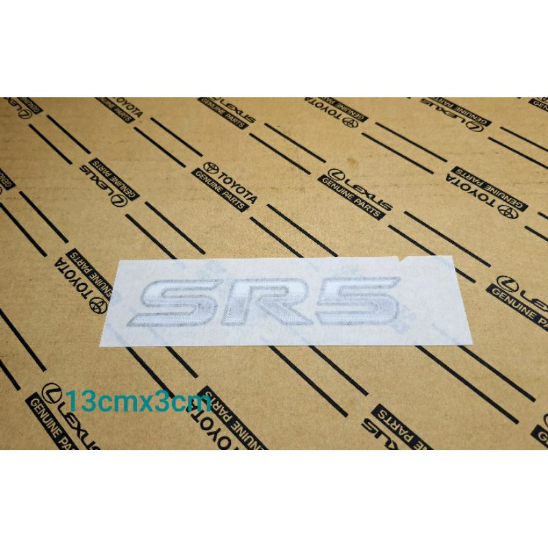 SR5 Toyota Tiger SportCruiser SportRider Vigo Sticker | Shopee Philippines