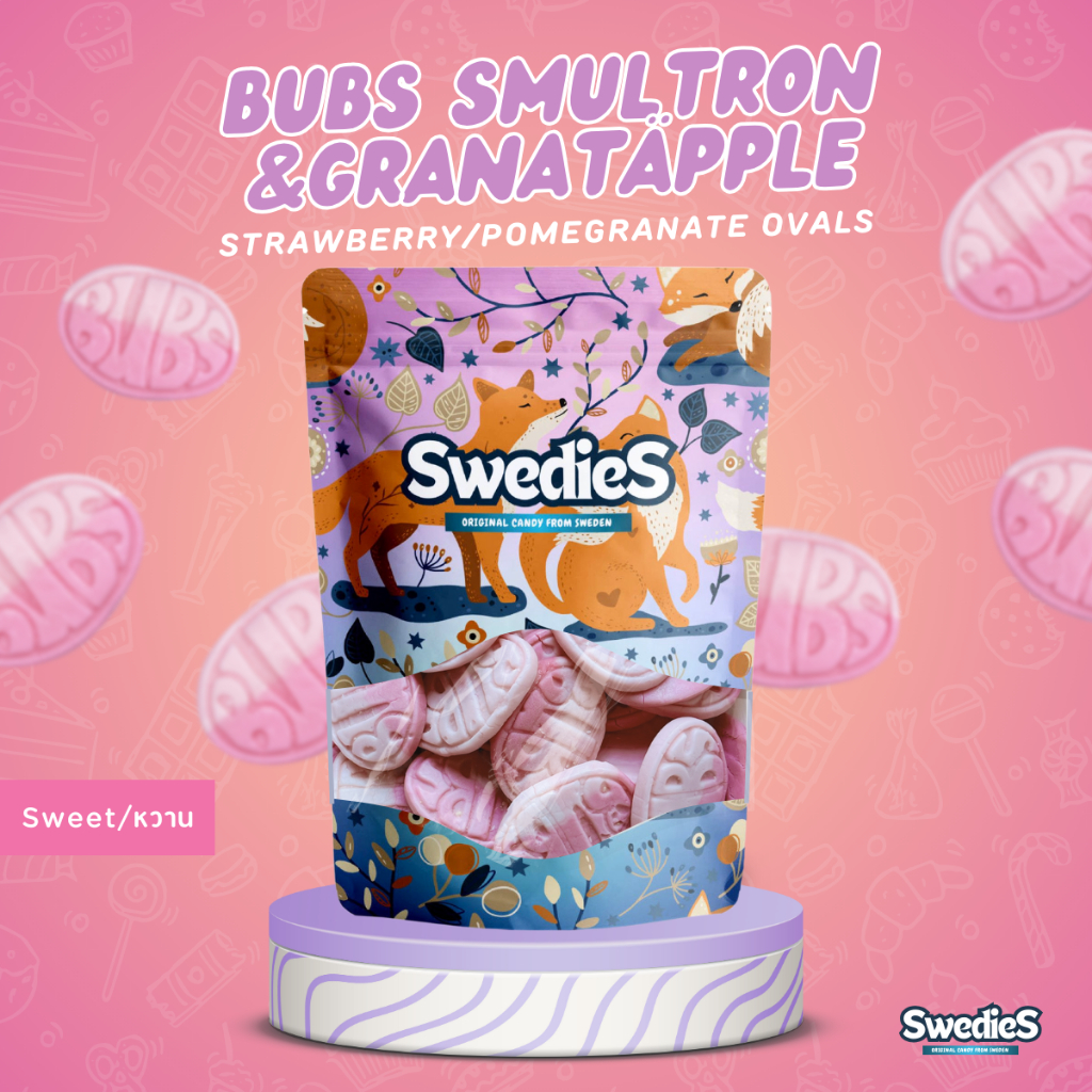 Bubs Strawberry/Pomegranate Ovals | Strawberry And Pomegranate ...